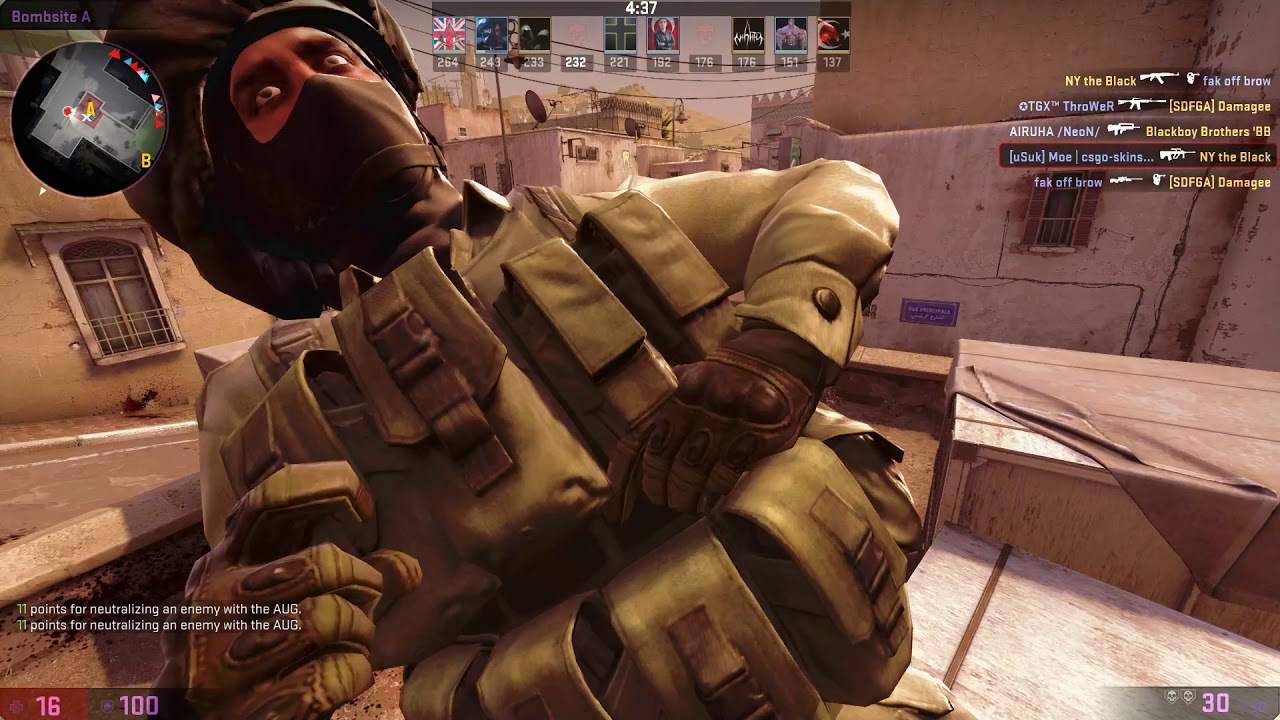 Counter-strike Global Offensive deathmatch gameplay - YouTube