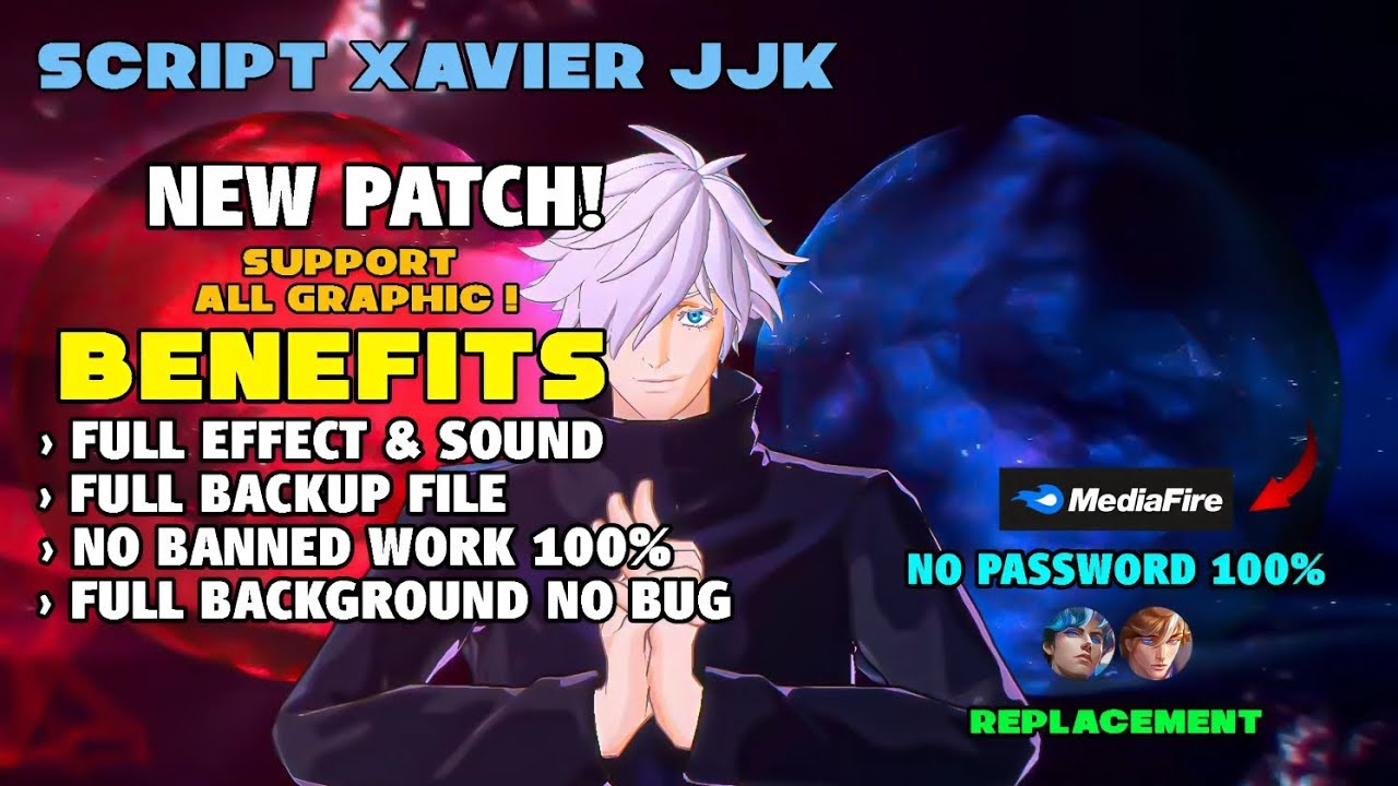 NEW! - Script Skin Xavier JJK No Password! | Full Effect & Voice ...
