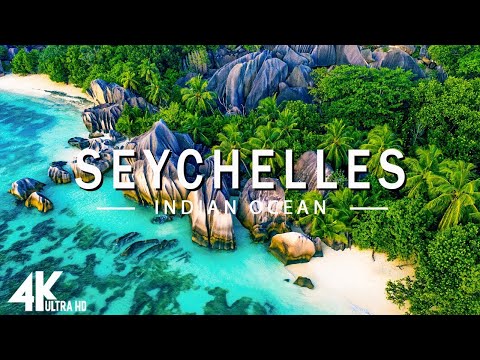 SEYŞELLER ÜZERİNDE UÇUŞ 4K UHD Güzel Doğa Videoları İle Birlikte Rahatlatıcı Müzik - 4K UHD TV