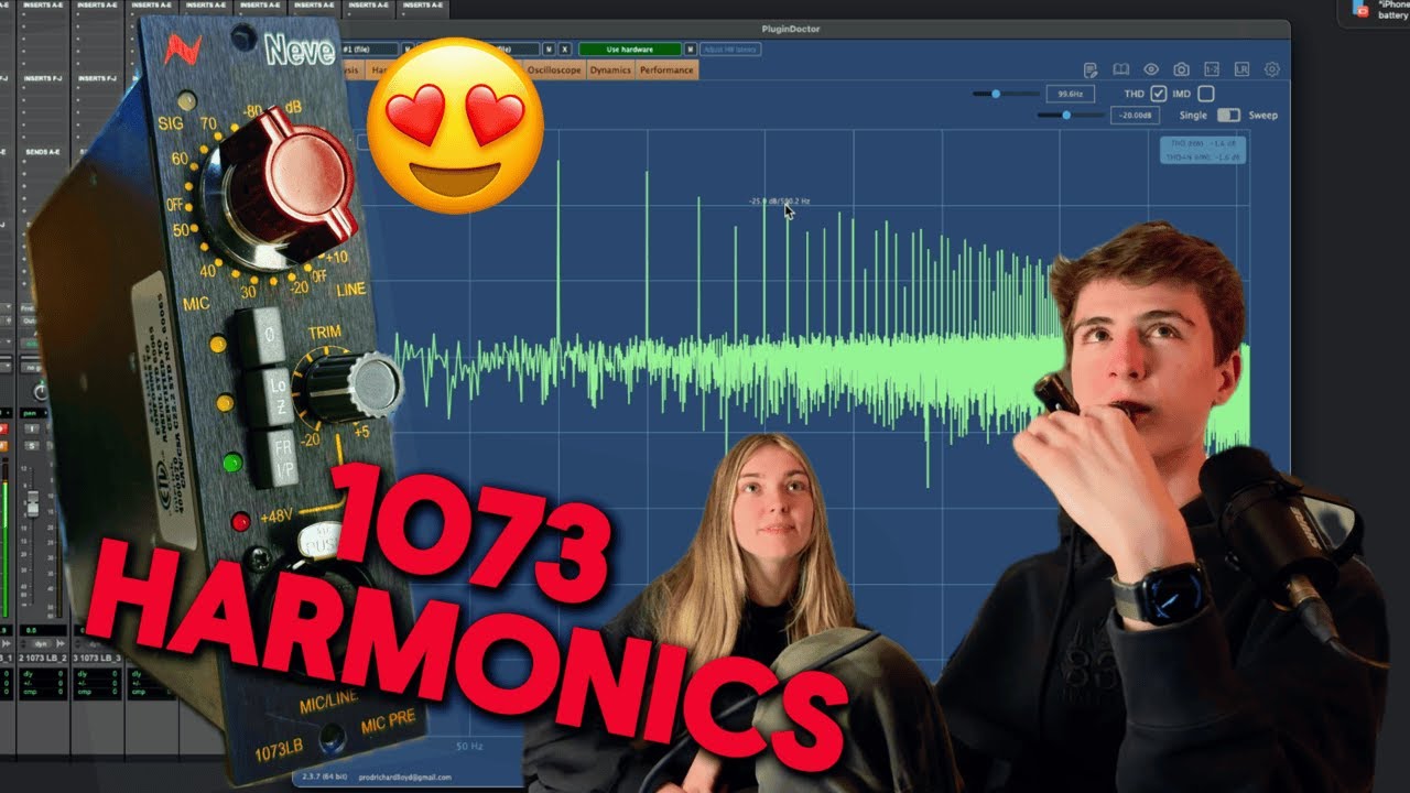Plugin Doctor on Hardware Neve 1073 Preamp - YouTube