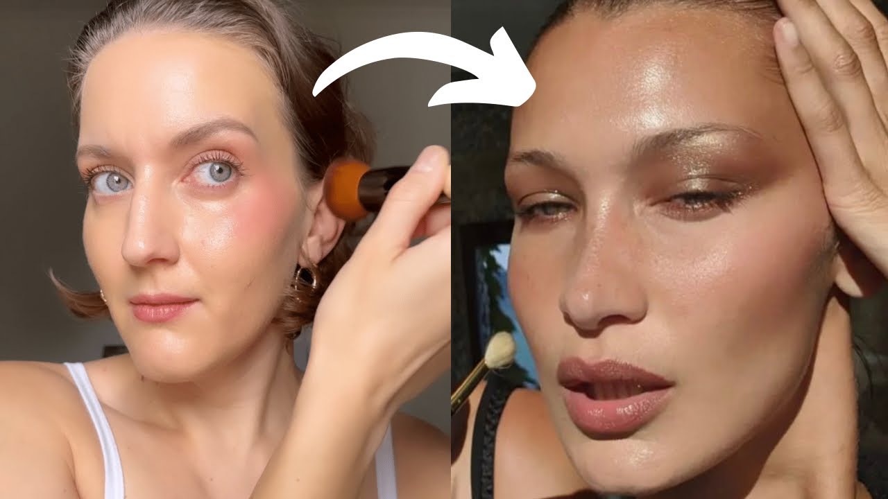 Makeup Transformation into Bella Hadid - YouTube