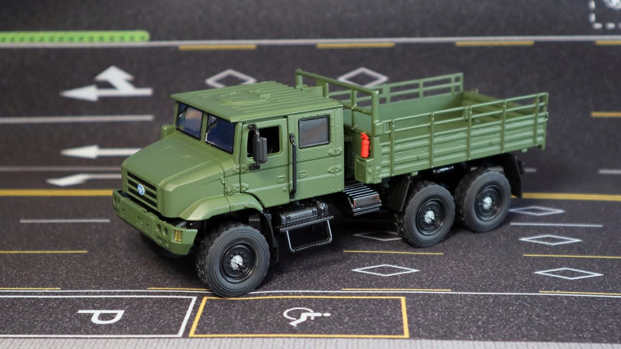 全合金1:36解放MV3卡车模型 - YouTube
