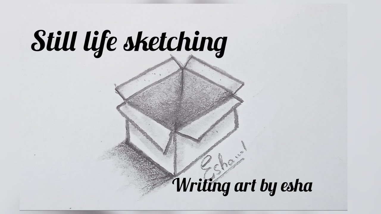 Still life sketching|Still Life Pencil Shading|Easy Drawing Step By ...