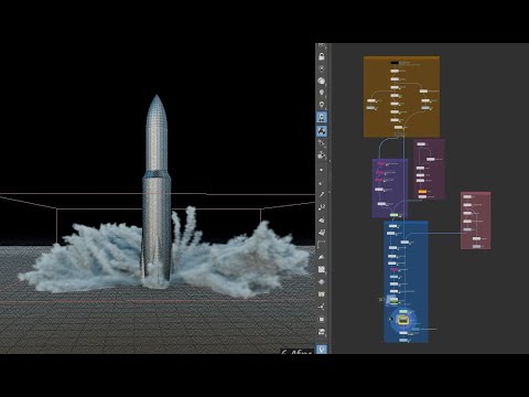 FREE: Rocket Launch Effects with tentacles with VEX in Houdini - YouTube