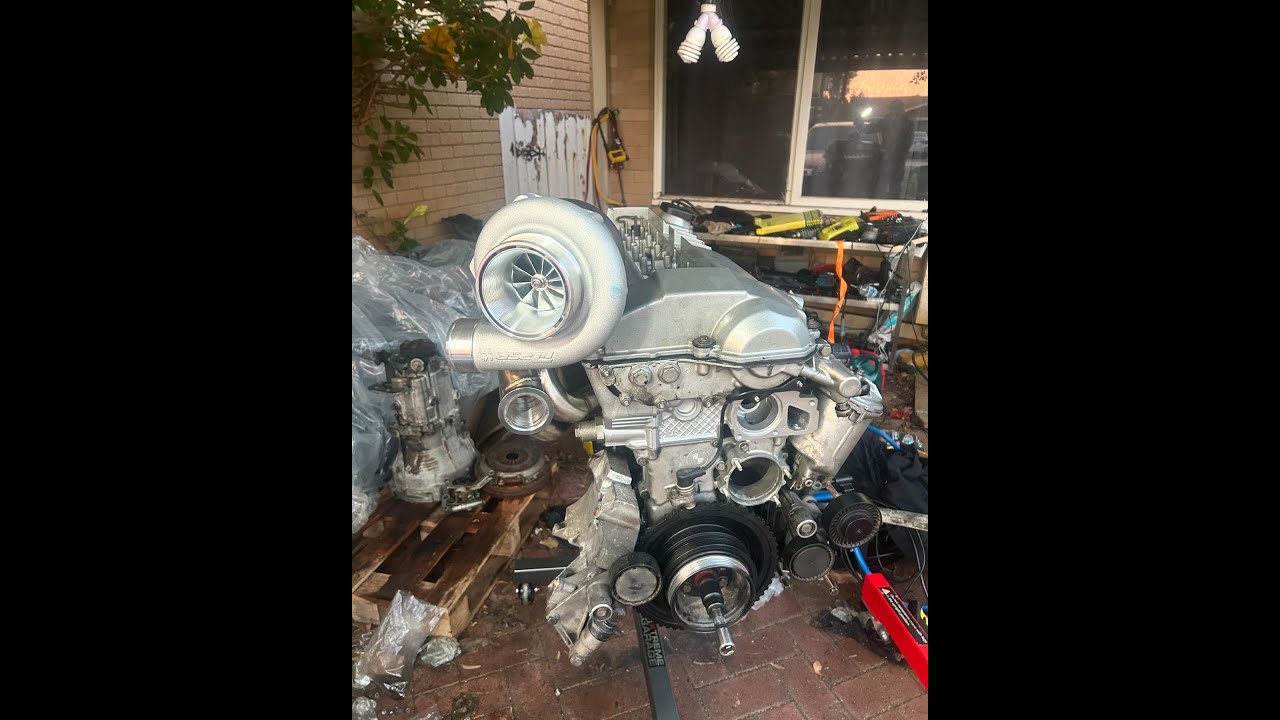 GERMAN RB28 M50B28 TURBO ASSEMBLY PART 2 - YouTube