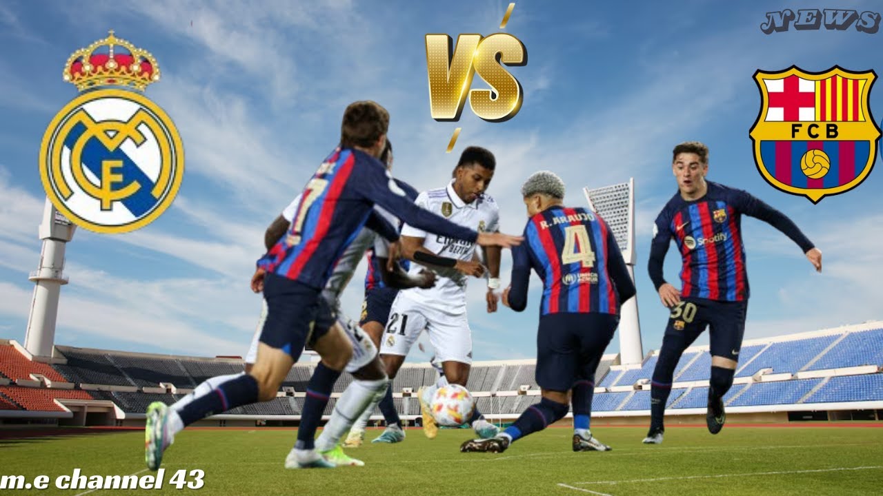 ⚽️ Real Madrid 3 2 Barcelona Bellingham Shines in Thrilling El Clásico ...