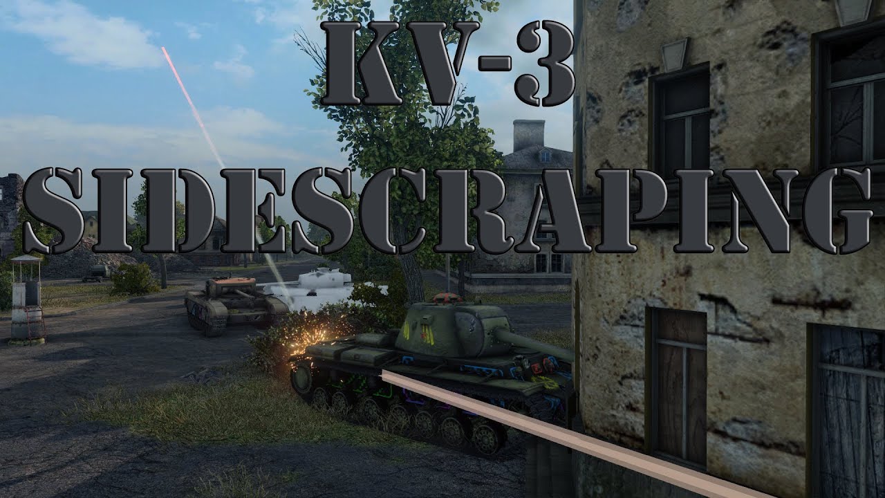 World of tanks kv-3 sidescraping is your friend - YouTube