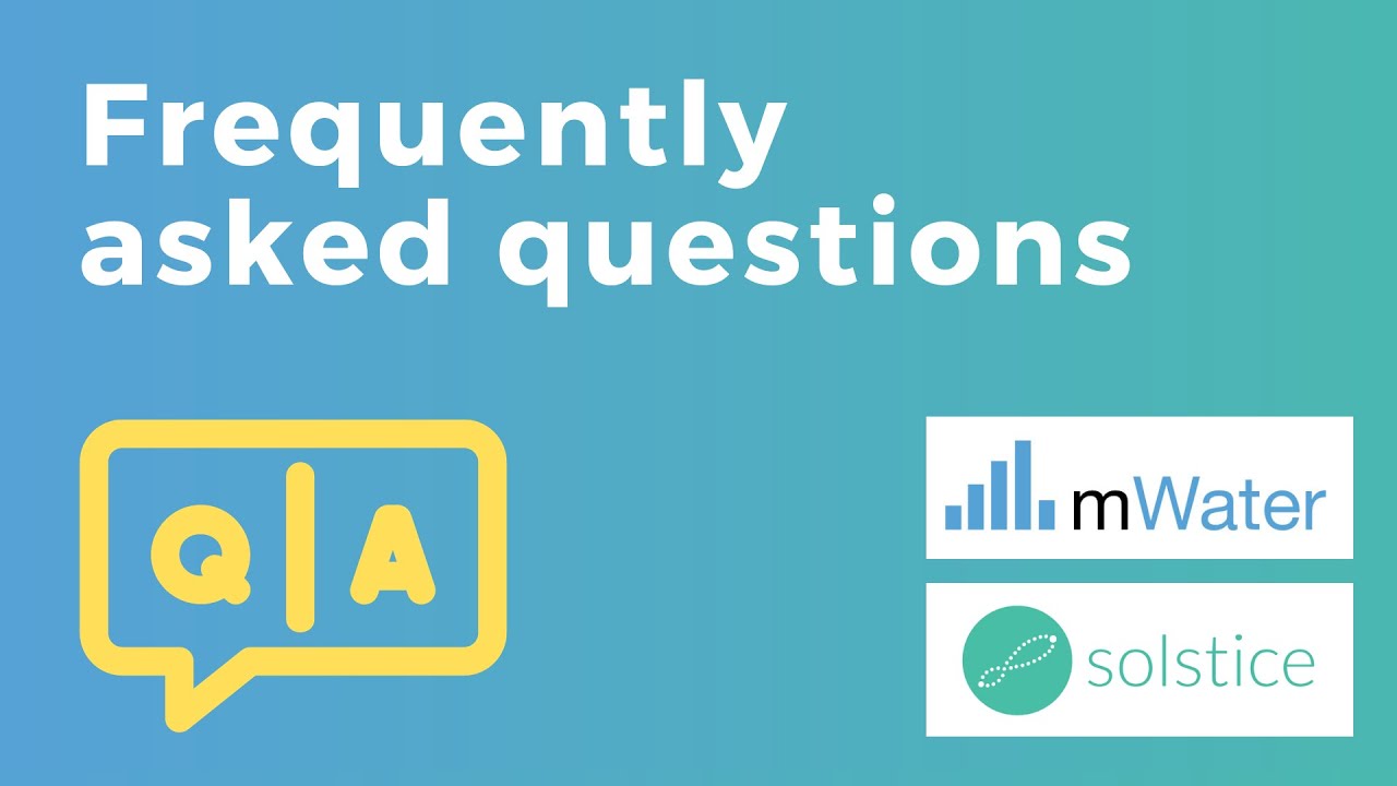 mWater Frequently Asked Questions - YouTube
