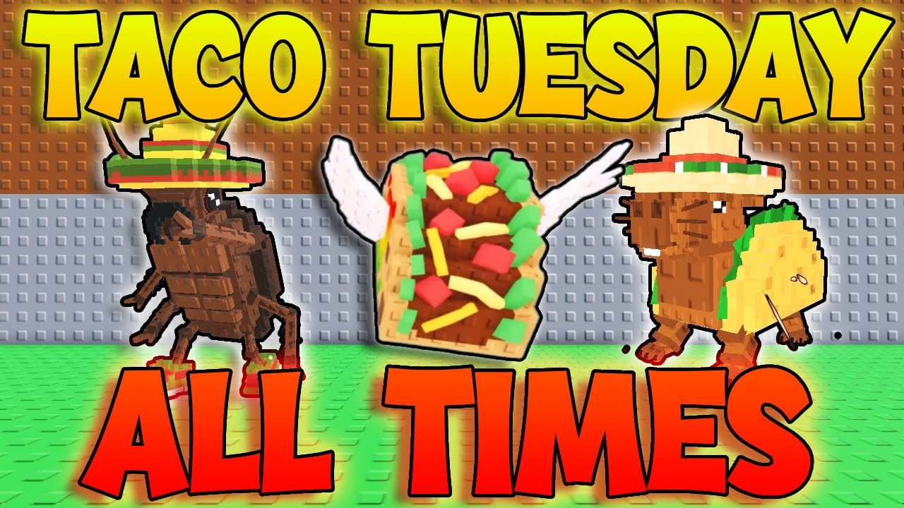 Steal A Brainrot TACO TUESDAY ALL TIMES! Taco Tuesday Admin Abuse Times ...
