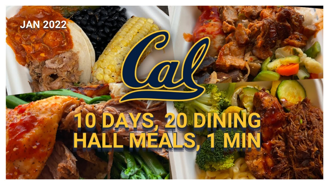 i eat dining hall food for 10 days @ uc berkeley - YouTube