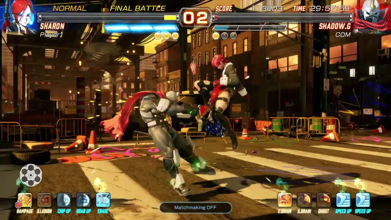 Fighting EX Layer broadcast live Sharon Arcade Playthrough gameplay PS4 ...