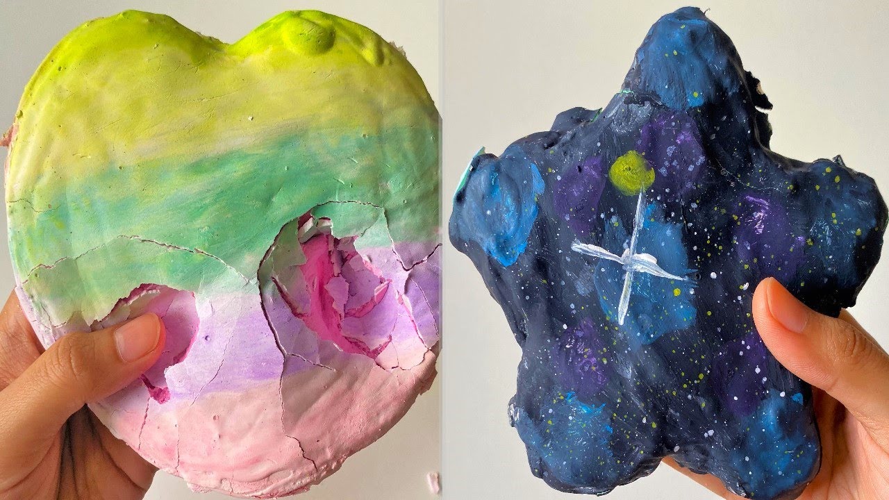 Plaster Clay Cracking & Slime ASMR Video #650 - YouTube