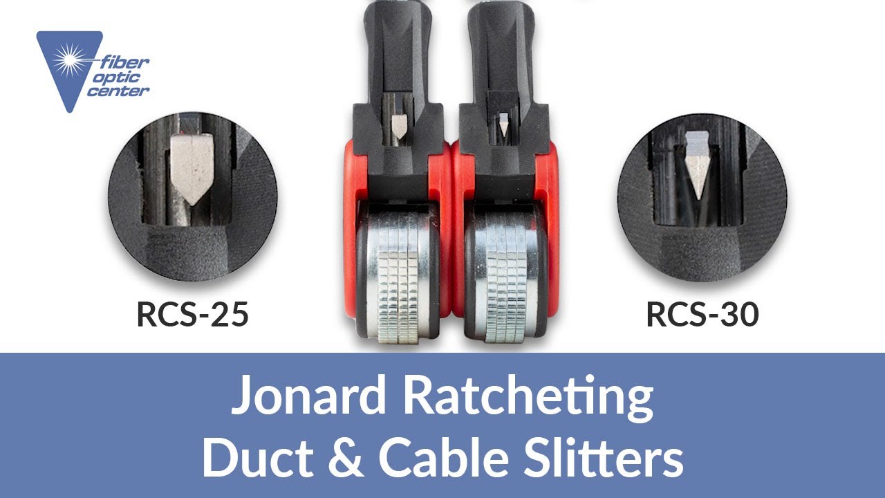 Jonard Tools Ratcheting Duct & Cable Slitters - Available from Fiber ...