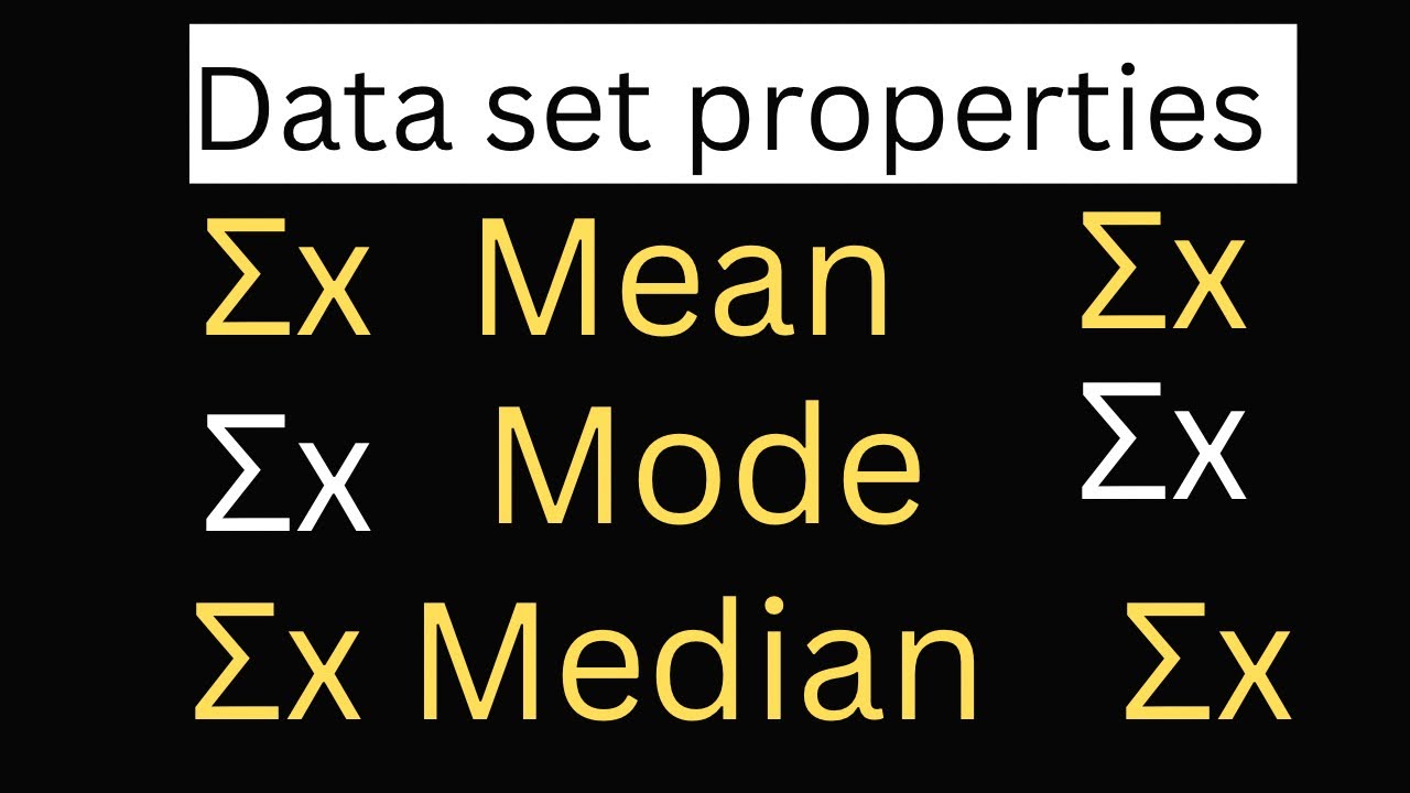 Finding mean, median & mode | probability and statistics | descriptive ...