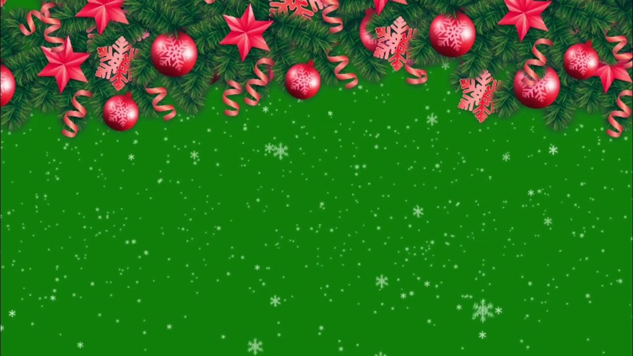 Christmas green screen 2 - YouTube