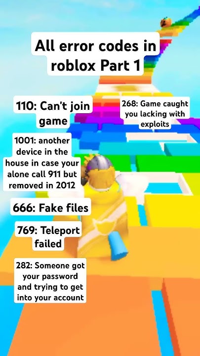 All error codes in Roblox #error #codes #robloxedit #robloc # ...