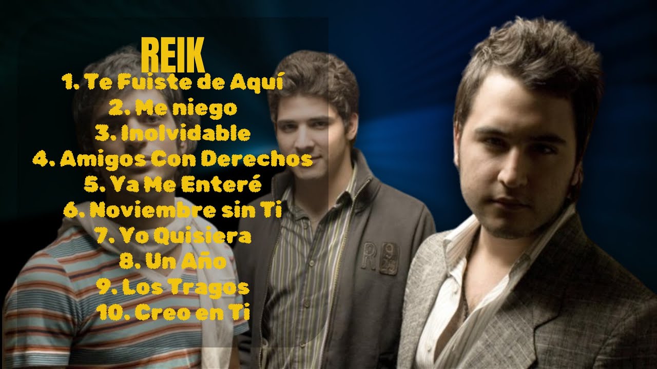 Reik-Chart-toppers roundup for 2024-Finest Tracks Mix-Irresistible ...