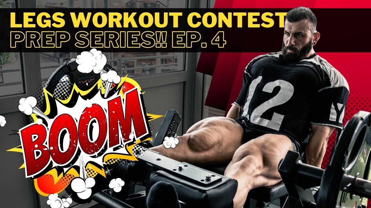 Legs workout contest prep series!! Ep. 4 - YouTube