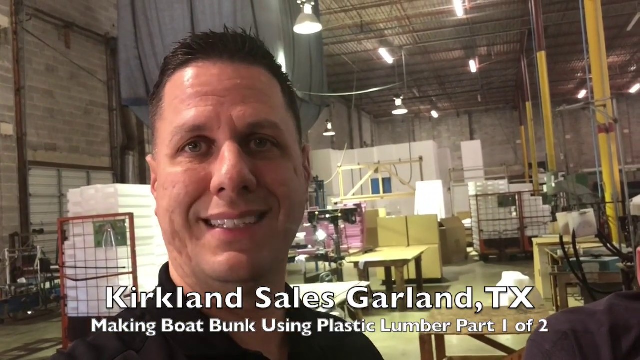 Making Boat Bunk Using Plastic Lumber (Part 1 of 2) - YouTube