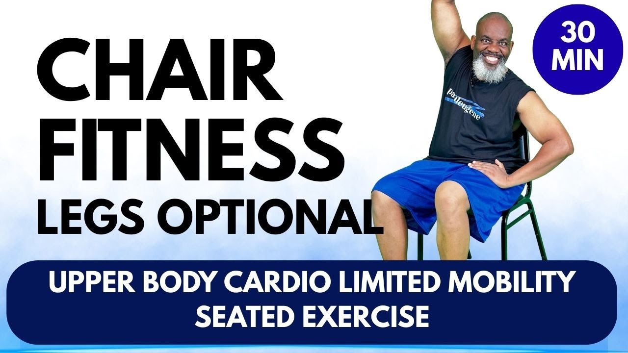 Upper Body Chair Cardio Workout | Seated Exercise for Limited Mobility ...