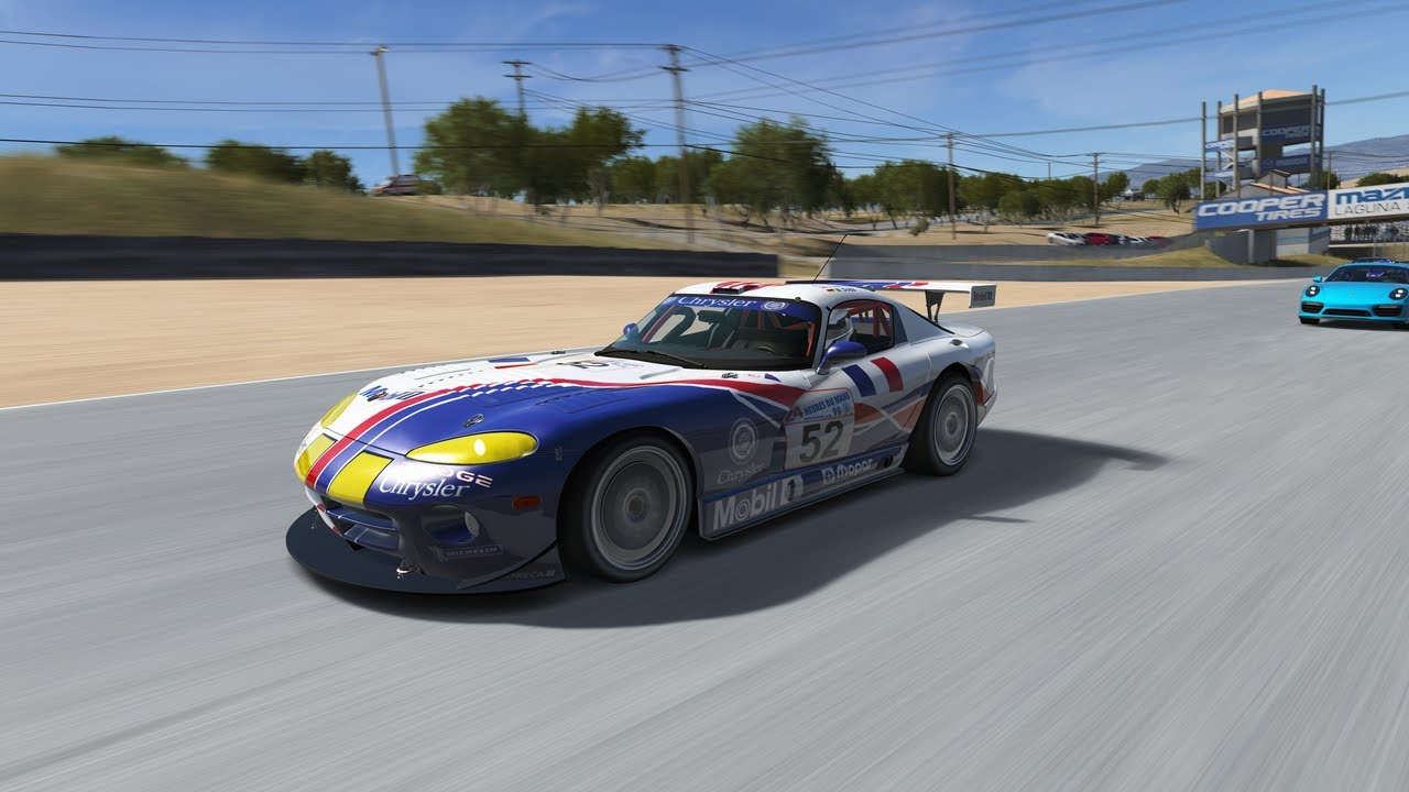 Dodge Viper racing supercars at Laguna Seca - YouTube