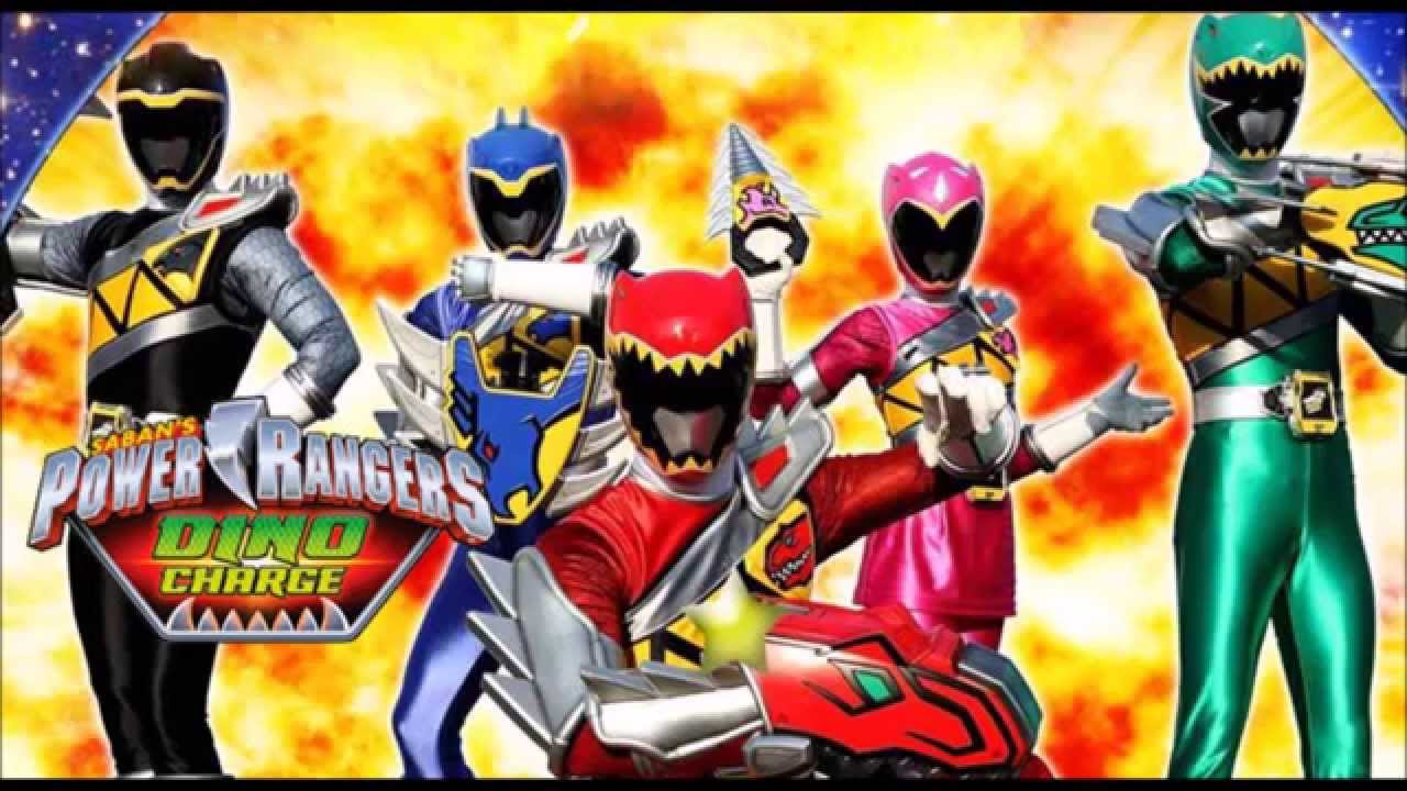 All Power Rangers Theme Song MMPR Dino Charge - YouTube