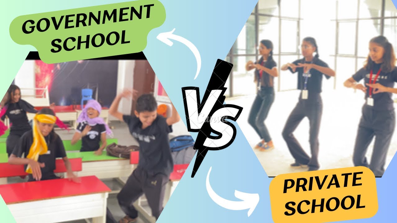 Government school v/s private school comedy 😂 - YouTube