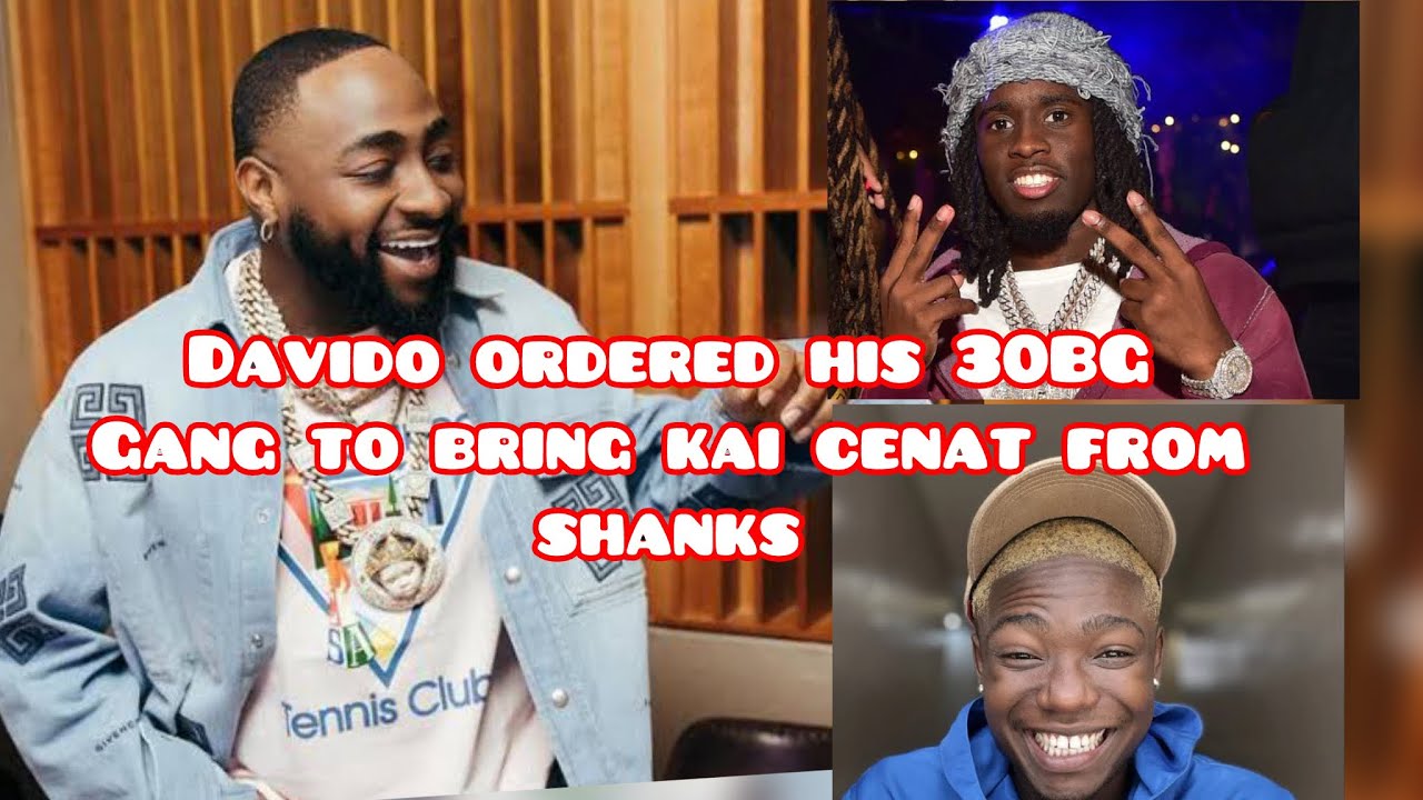 Davido ordered his 30BG gang to bring kai cenat from Shanks #shortvideo ...