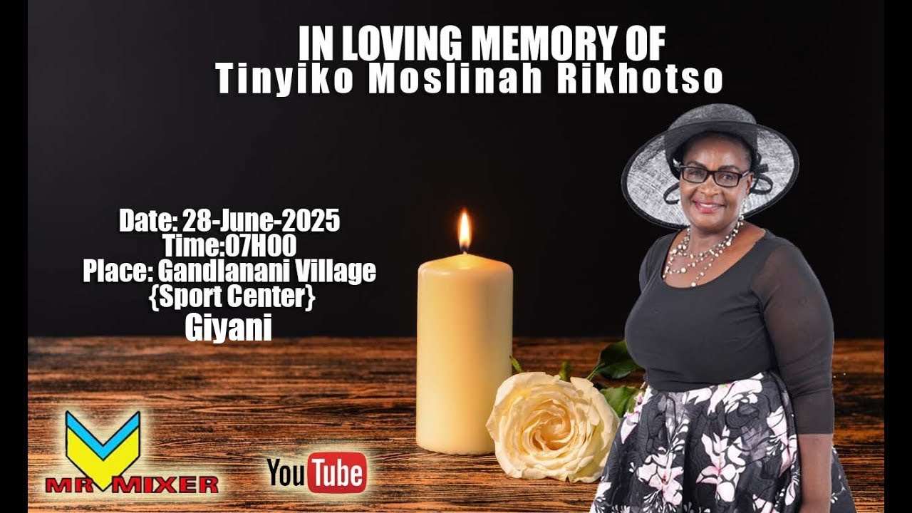 In Loving Memory of Tinyiko Moslinah Rikhotso - YouTube