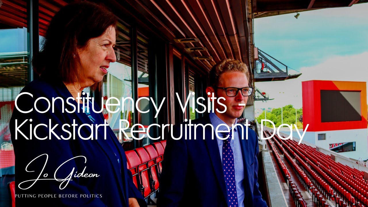 Constituency Visits - Jo Gideon MP visits the Kickstart Recruitment Day ...