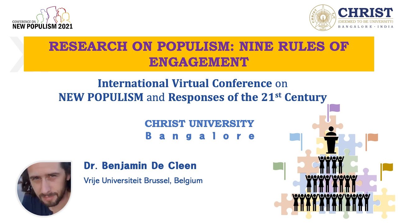 RESEARCH ON POPULISM - NINE RULES OF ENGAGEMENT - Dr. Benjamin De Cleen ...
