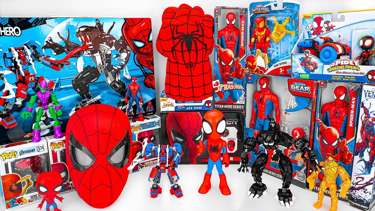 Spider-Man Toy Collection Unboxing Review| Spidey and His Amazing ...