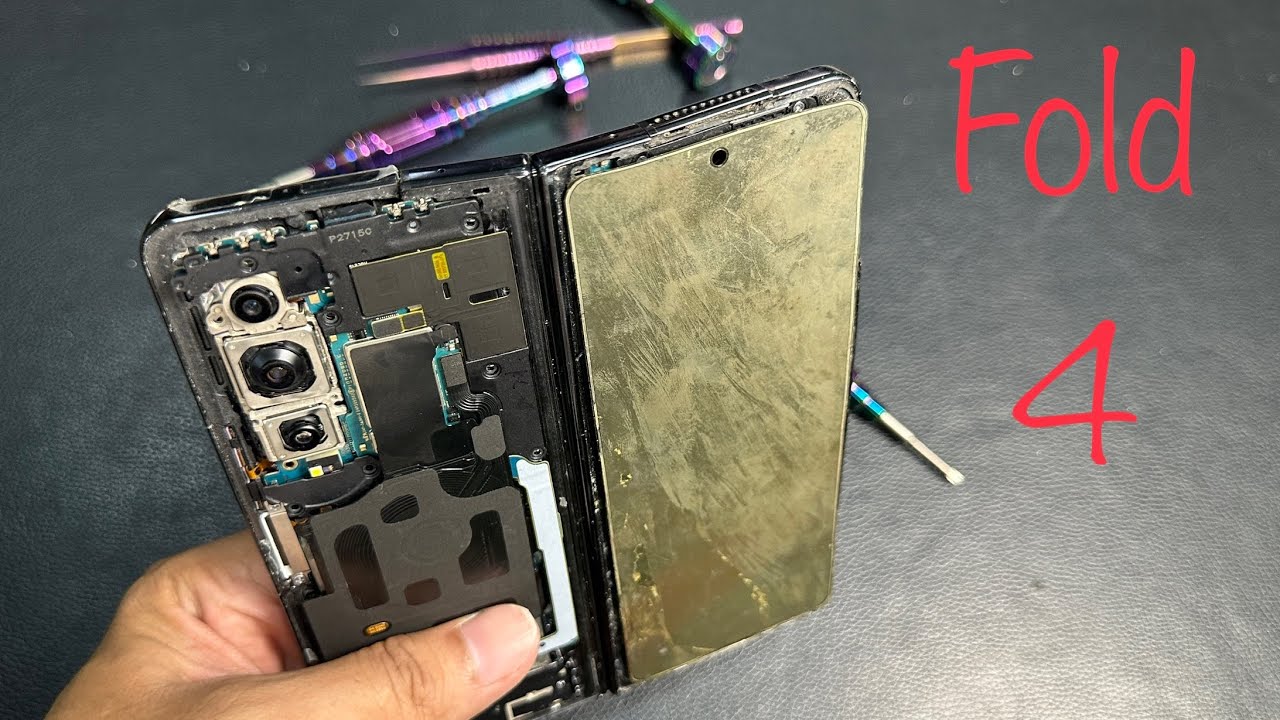 Galaxy Z Fold 4 Destroyed Restoration |ASMR Repair| - YouTube
