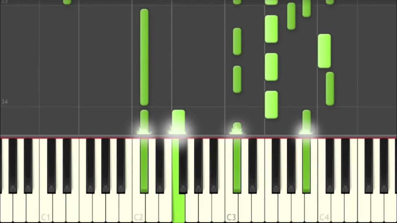 John Legend - "All of me" piano tutorial - YouTube