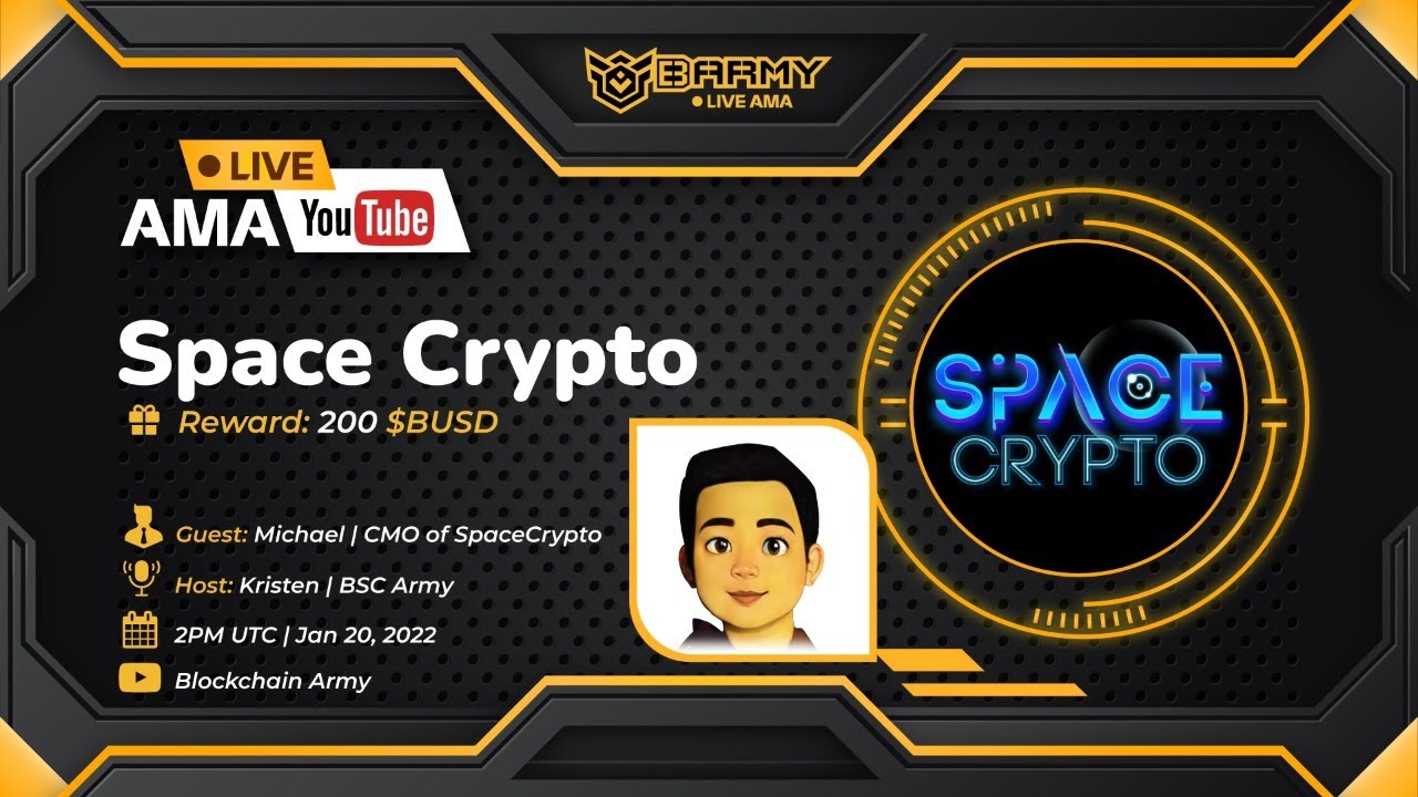 [Live AMA] #62 - Space Crypto | Blockchain Army - YouTube