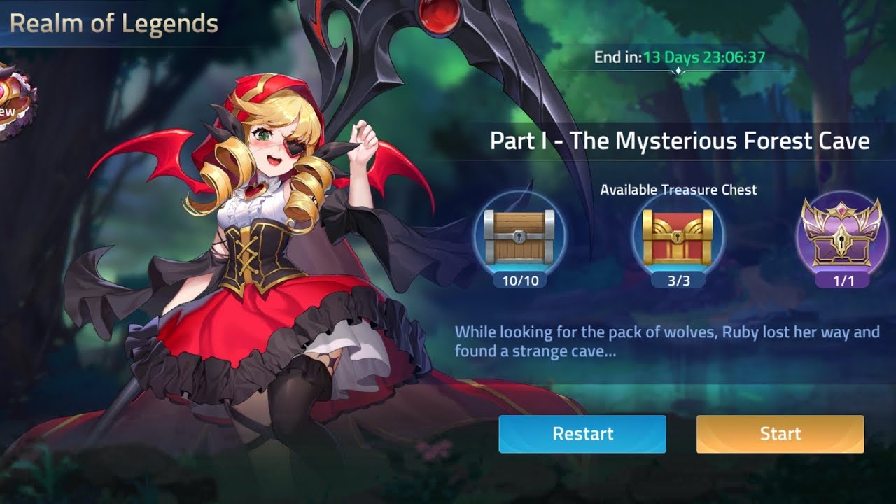 Part 1 - The Mysterious Forest Cave (Realm of Legends Chapter) MLA ...