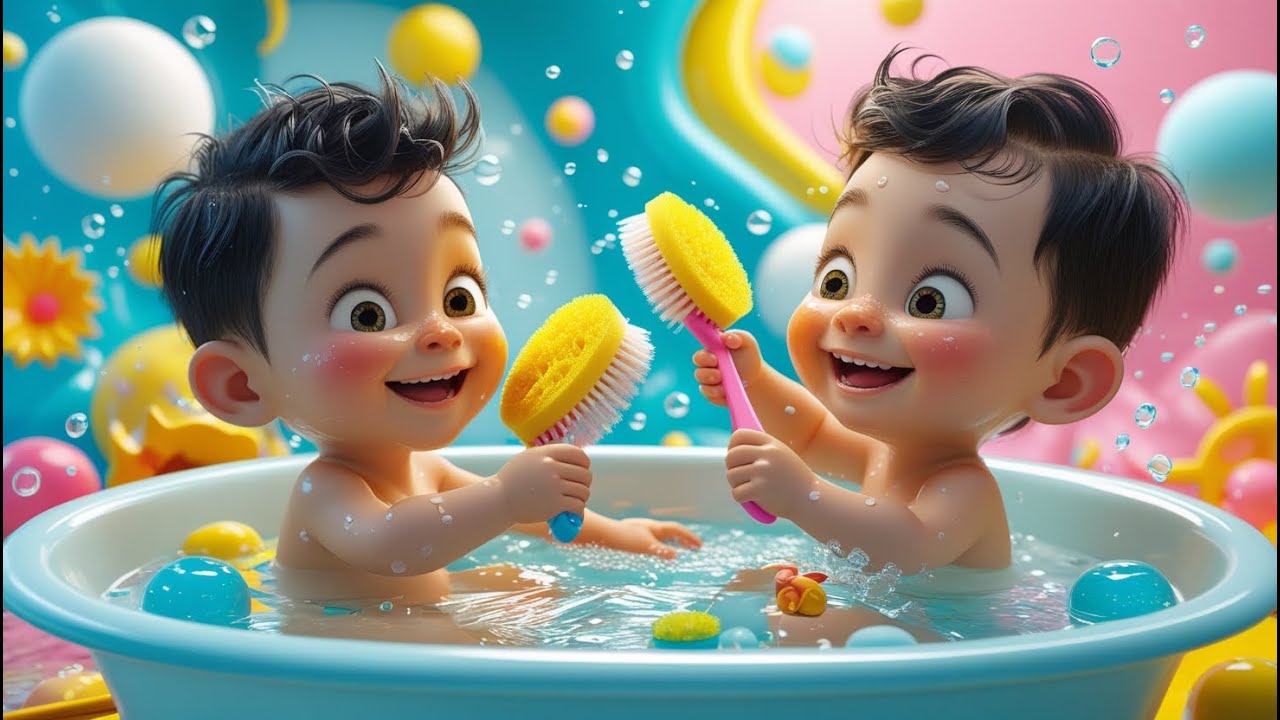 Clean and Happy – Bath Time Song for Kids| Scrub-a-Dub-Dub, I Nursery ...