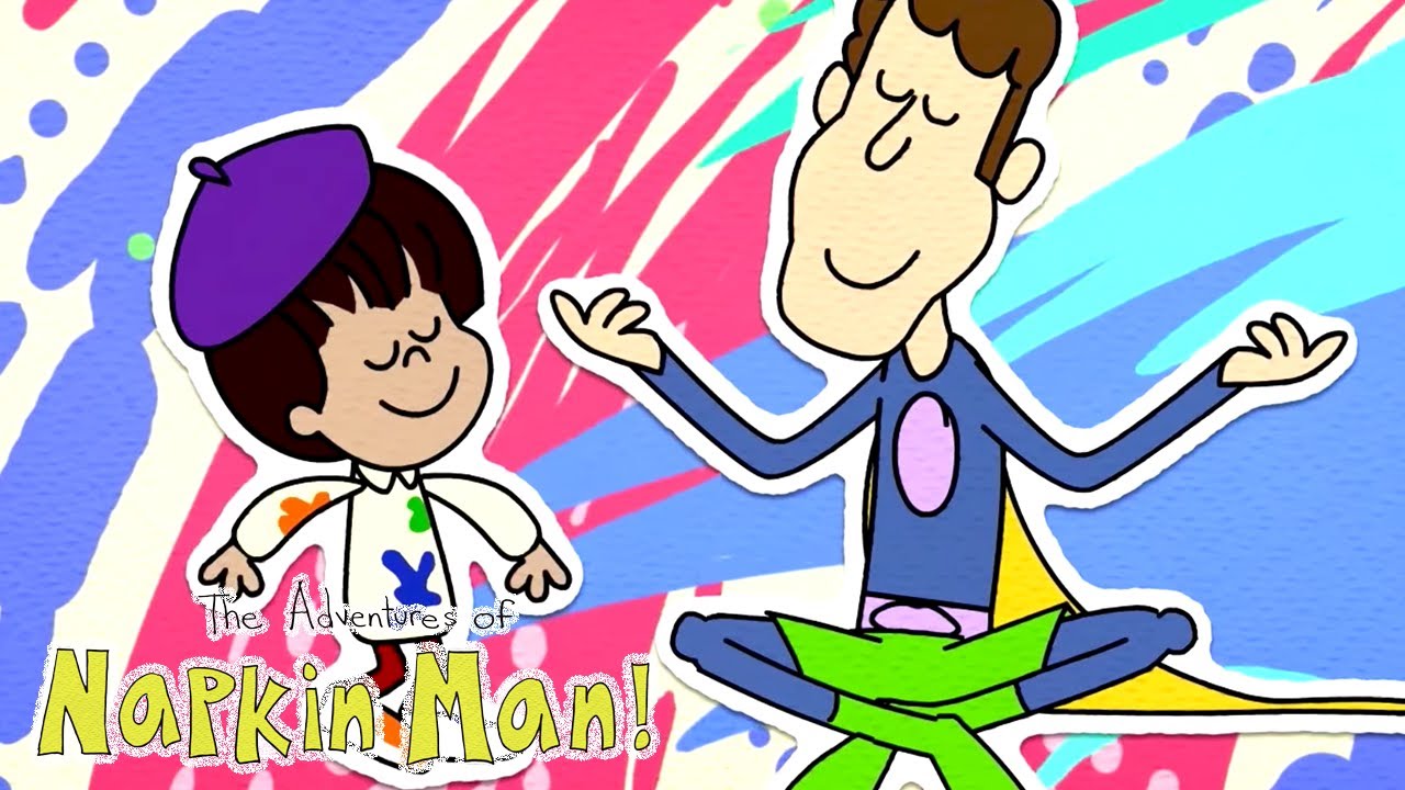 The Adventures of Napkin Man | HAPPINESS | Compilation | Cartoons for ...