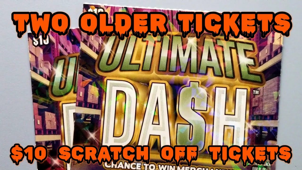 ULTIMATE DASH !! 2 OLDER TICKETS !! $10 MAINE scratch off tickets - YouTube