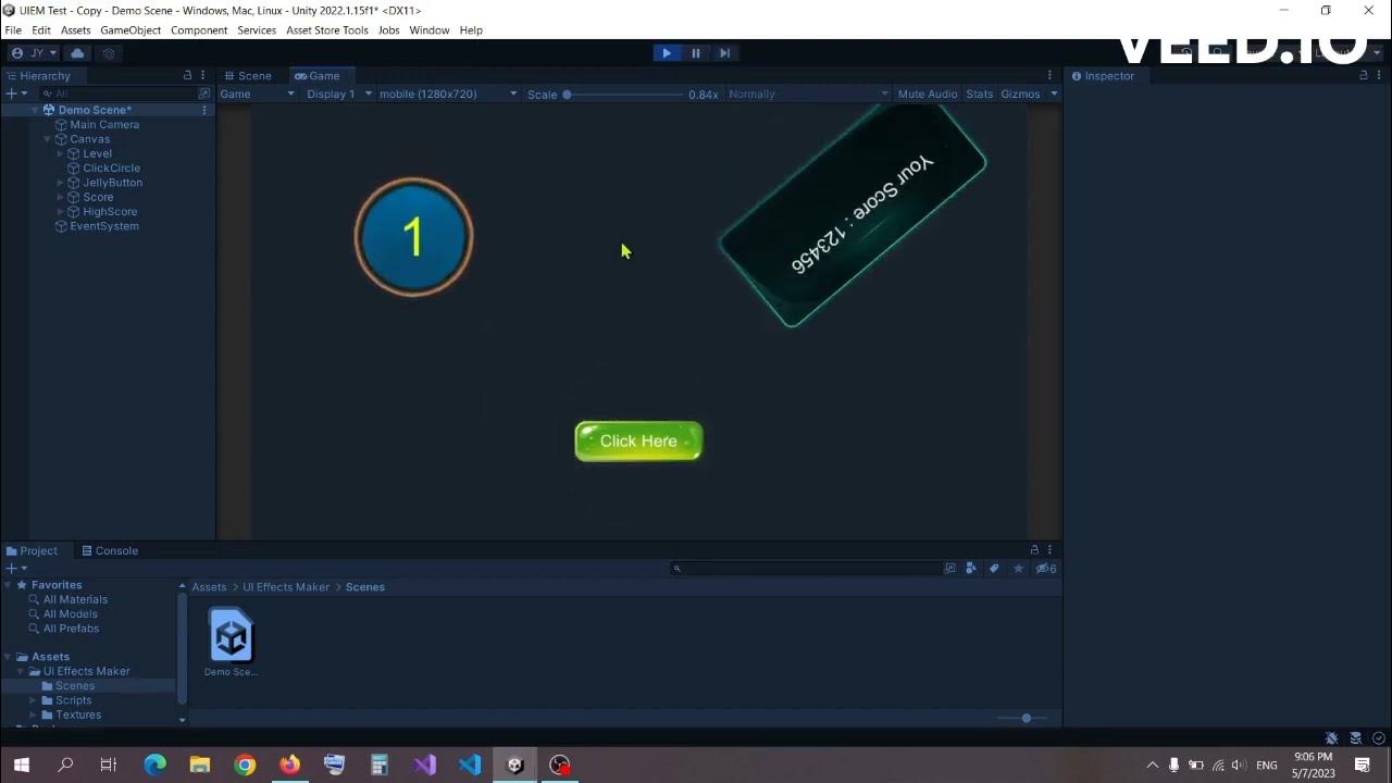 UI Effects Maker quick LevelUp effect Tutorial - YouTube