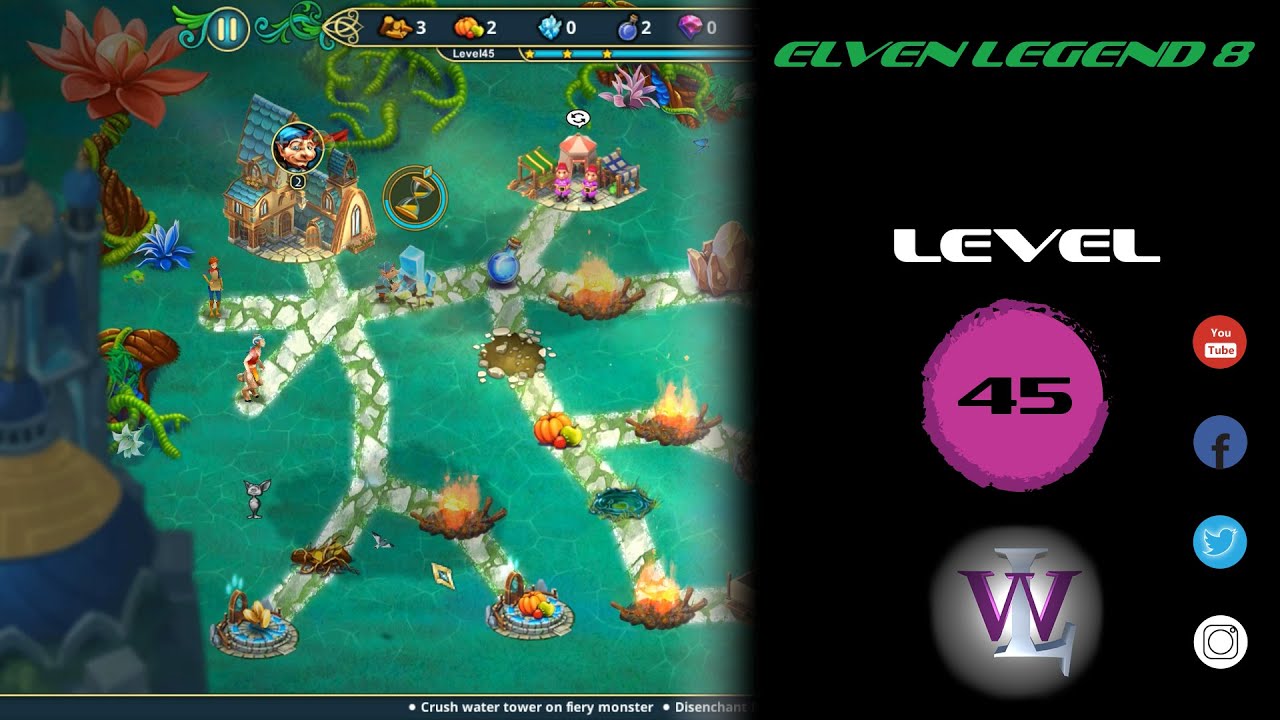 Elven Legend 8 CE - Level 45 Walkthrough - YouTube