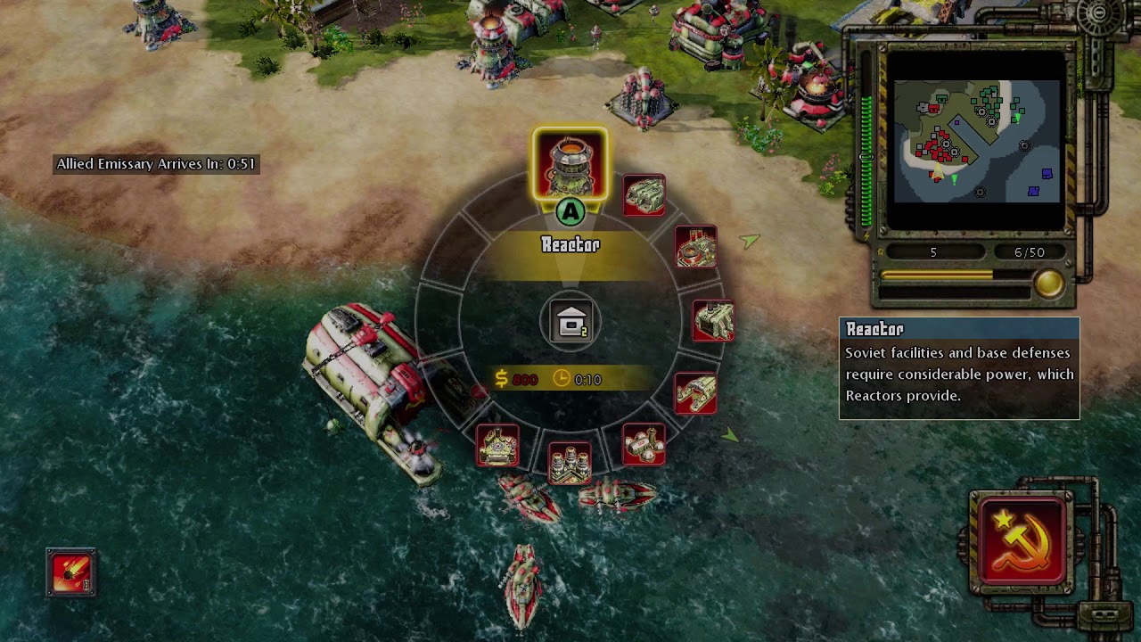 red alert 3 easter island soviet 8 - YouTube