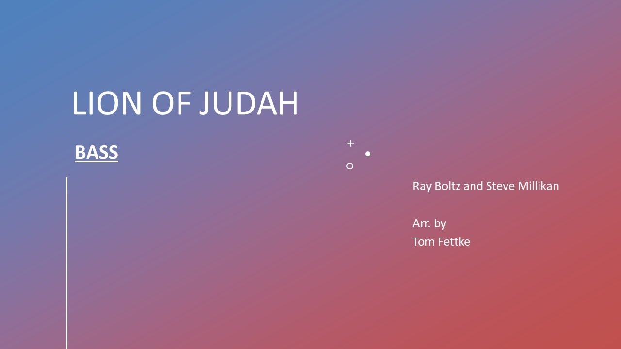 Lion Of Judah - Bass - YouTube