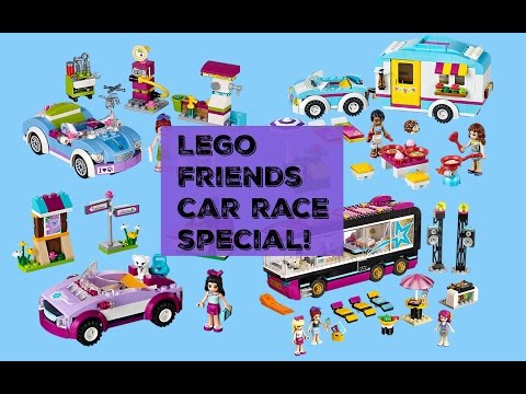 Lego Friends CAR RACE SPECIAL! - Pinklover