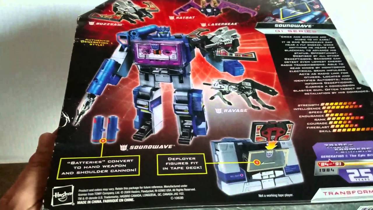Soundwave - 25th Anniversary - YouTube