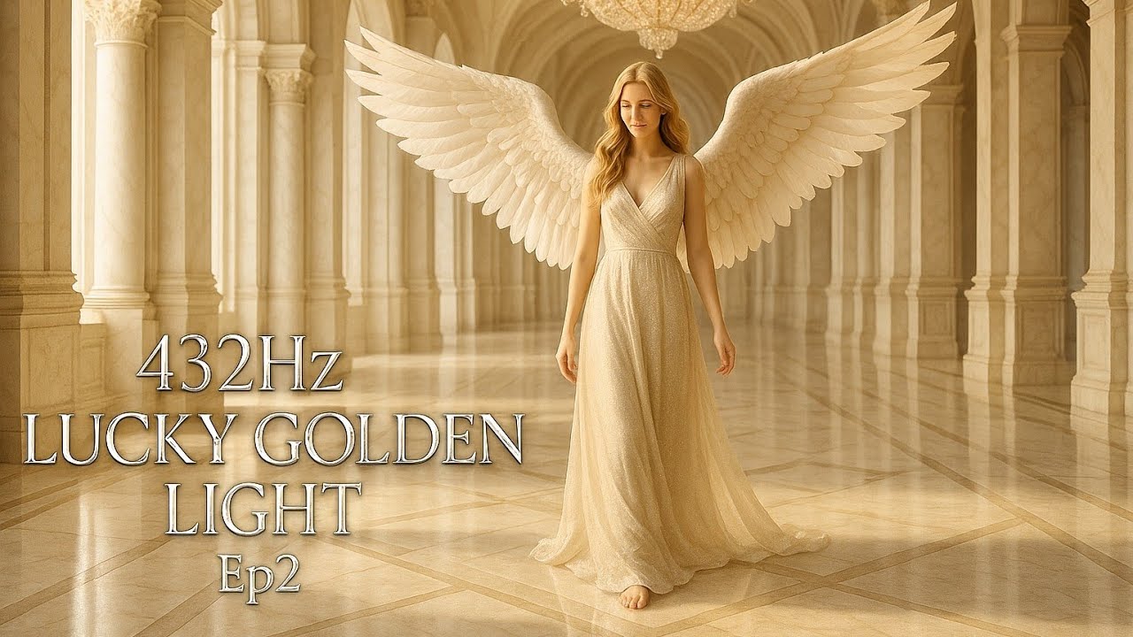 432Hz Lucky Golden Light Ep2 (1hr) Angelic Luck, Abundance & Happy ...