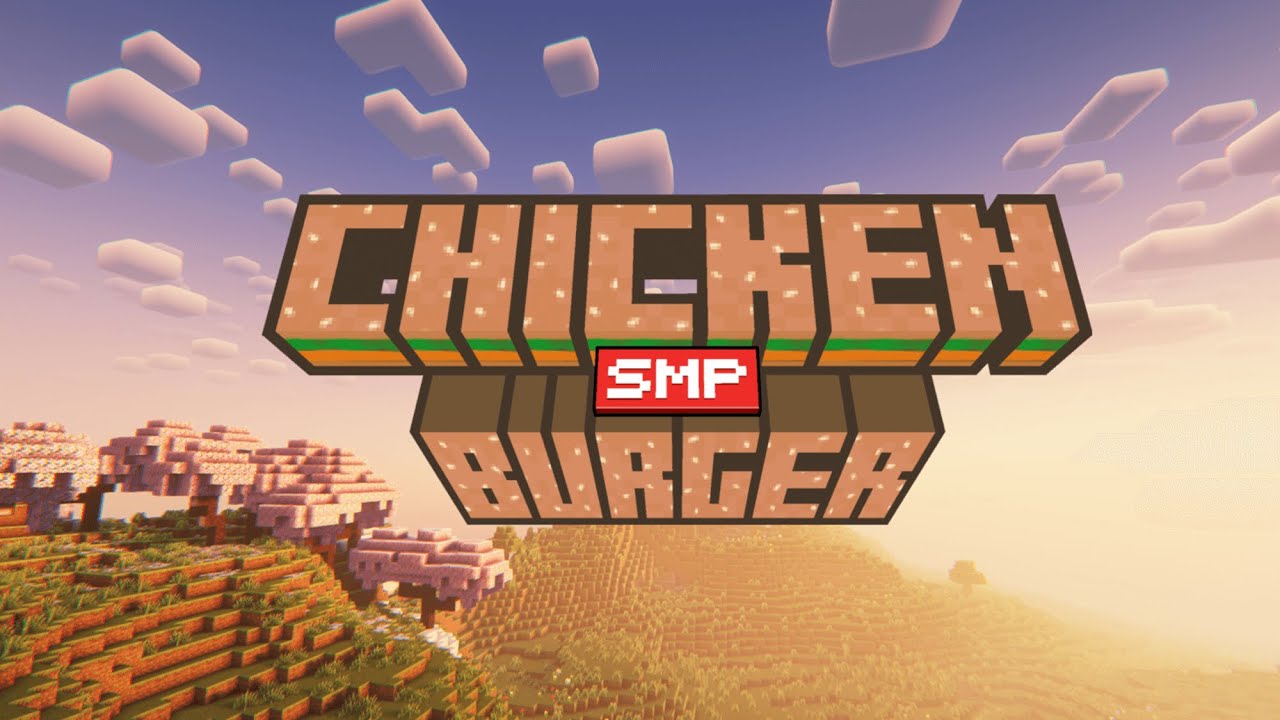 CHICKEN BURGER SMP LAUNCH! - DAY 1 - YouTube