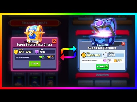 "SUPER MAGICAL CHEST" im CLASH ROYALE RIP OFF ÖFFNEN! | TRIBAL MANIA vs ...