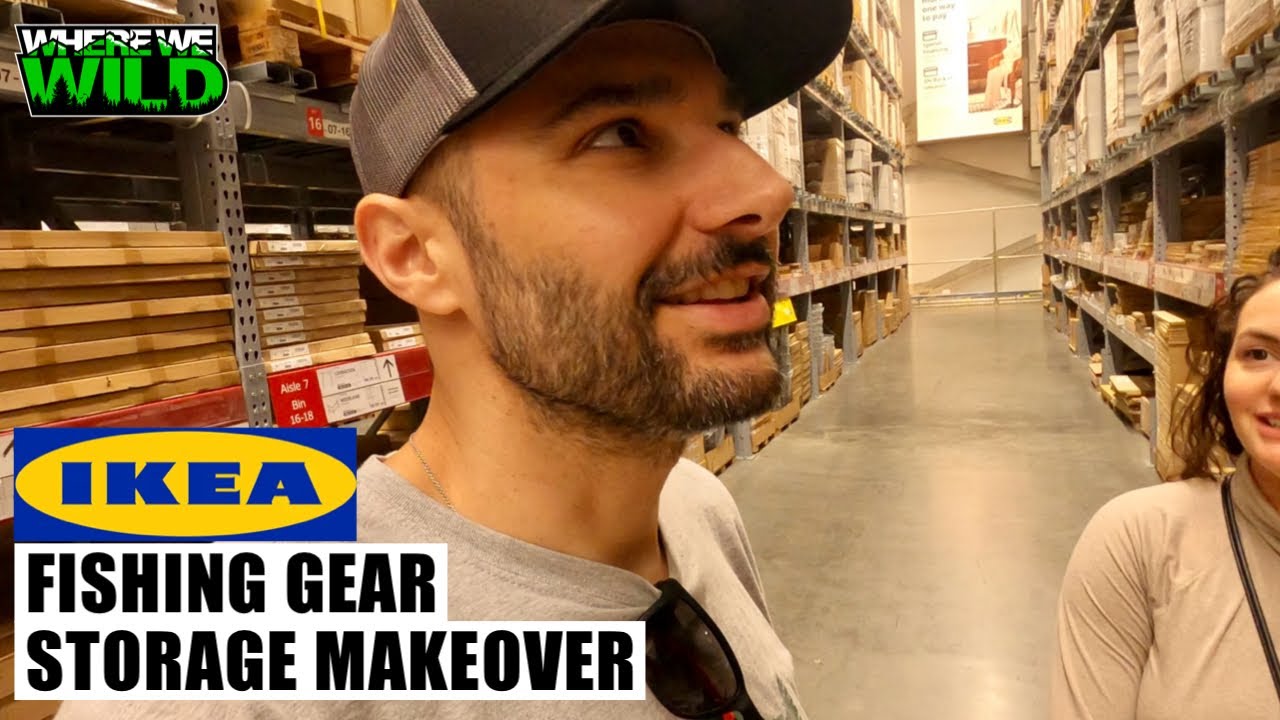 IKEA Fishing Gear Storage MAKEOVER: Shopping, Building, and Organizing ...