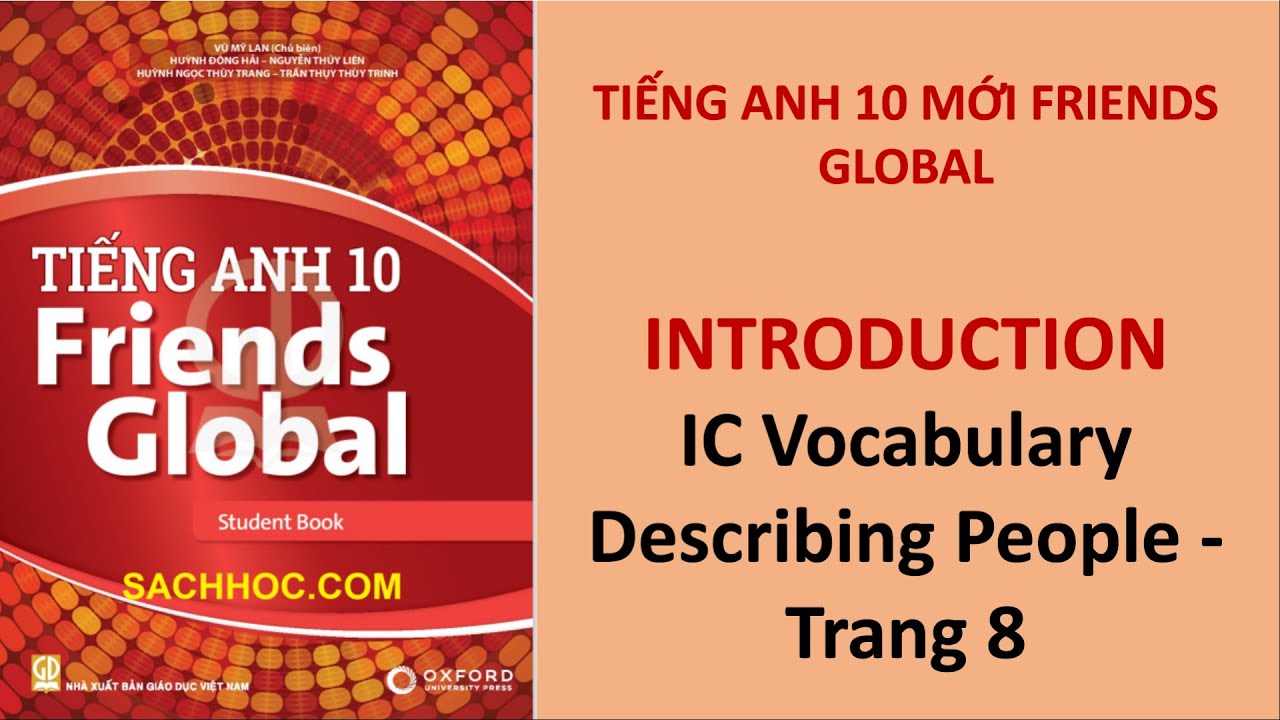 Tiếng Anh 10 Friends Global - Unit Introduction IC Vocabulary - Trang 8 ...